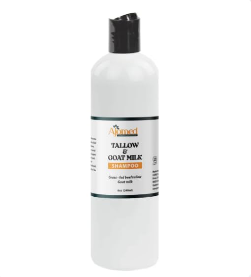 Beef Tallow & Goat Milk Sea Moss Shampoo - Organic Hair Growth Shampoo