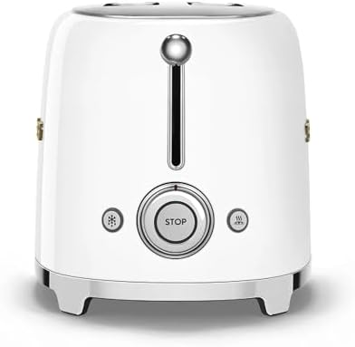 Smeg 2-Slice Toaster, Stainless Steel, OVO Collection, Two Slice Toast