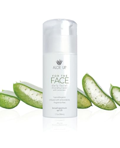 Aloe Up For the Face Daily Moisturizer with SPF 25 Sunscreen - Alcohol