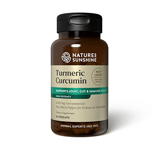 Nature's Sunshine Turmeric Curcumin, 60 VegCaps