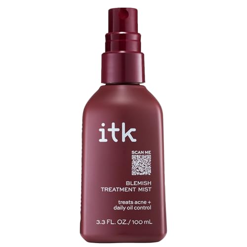 ITK Salicylic Acid BHA Blemish Mist Spot Treatment for Oily + Acne Pro