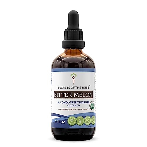 Secrets of the Tribe Bitter Melon USDA Organic | Alcohol-Free Extract,