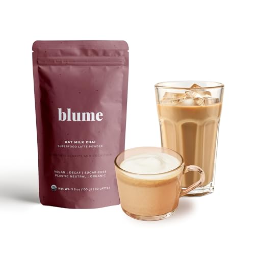 Blume Oat Milk Chai Latte - Organic Chai Source from India - Super Lat