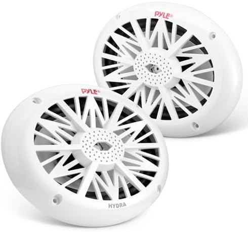 Pyle 6x9 Inch Dual Marine Speakers - 2 Way Waterproof and Weather Resi