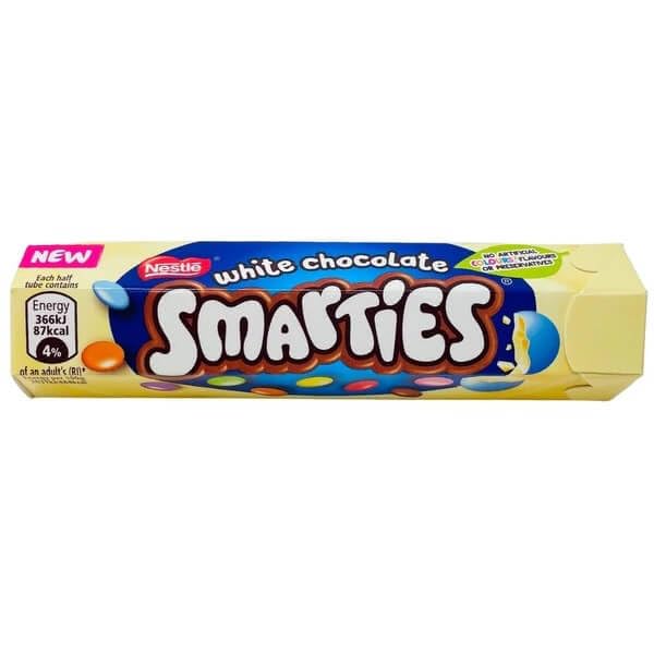 Smarties White Chocolate Hexatube 36g x6 – kate-minimalist