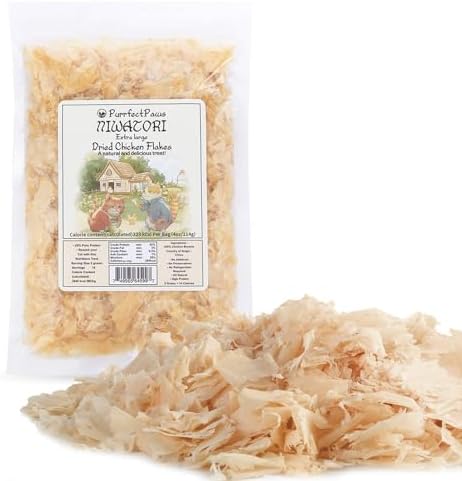 Purrfectpaws Premium Dried Chicken Flakes: Delicious Treats for Dogs