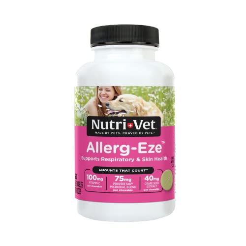Nutri-Vet Allerg-Eze Chewables for Dogs - Formulated Antioxidants and