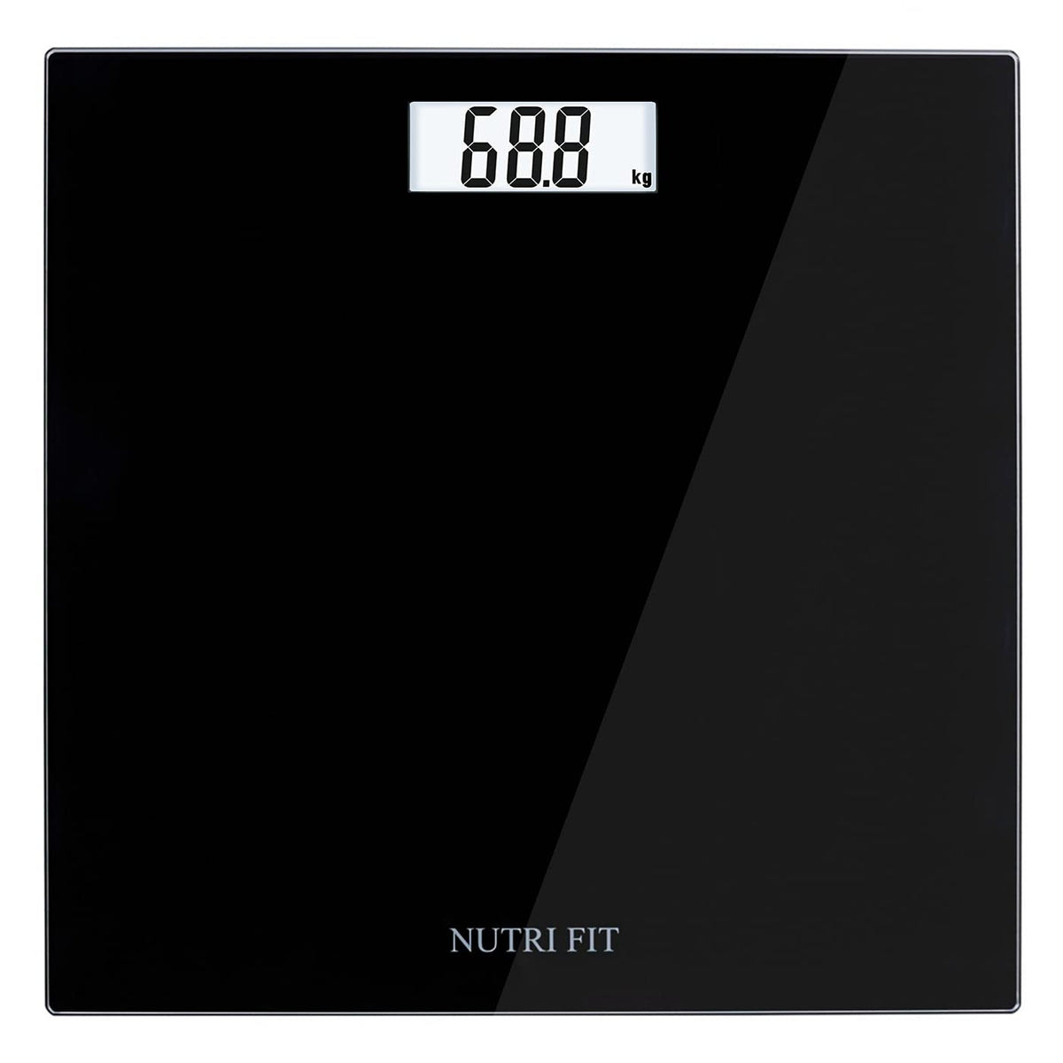 NUTRI FIT Digital Bathroom Scale Body Weight Scales 400 lbs Ultra Slim