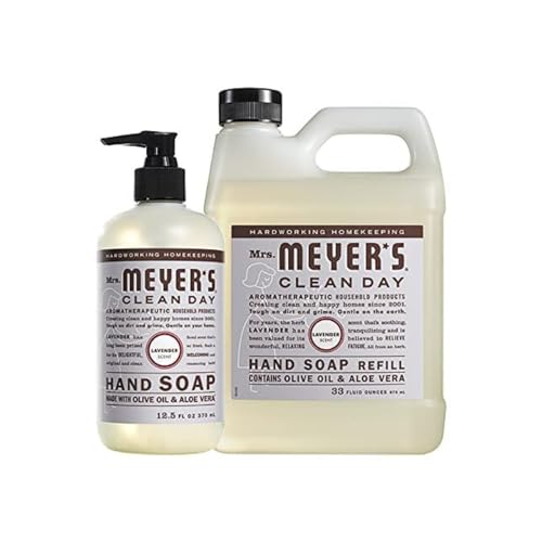 MRS. MEYER'S CLEAN DAY 1 Hand Soap, 1 Refill Variety Pack Scent (Laven ...