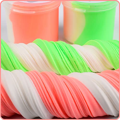 6 Pack Fruit Butter Slime,Peachybbies Watermelon Avocado Pineapple Sli ...