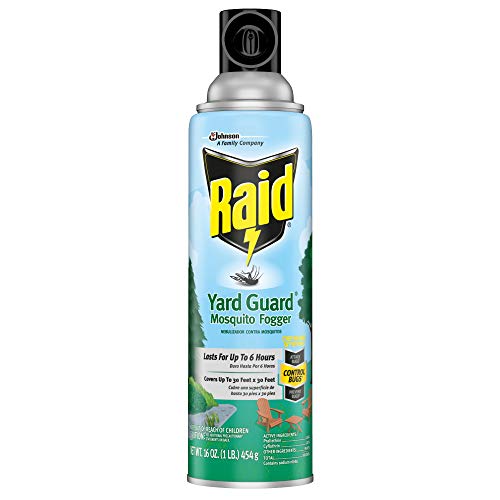 Raid Yard Guard Mosquito Fogger, Kills flies, mosquitoes, non-biting g