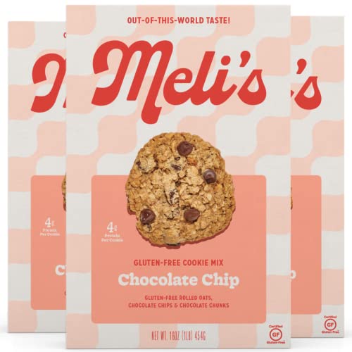 Meli’s Choco-Lot Gluten Free Cookie Mix, High Protein Baking Mix with