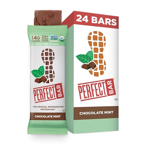 Perfect Bar, Chocolate Mint Protein Bar, High Protein, Organic, Gluten