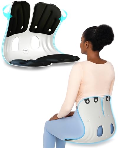 Curble GRAND(Extra Wide & Sturdy) – Ergonomic Chair Back Support, Lumb