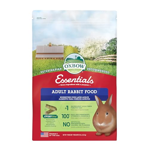 Oxbow Essentials Adult Rabbit Food - All Natural Adult Rabbit Pellets