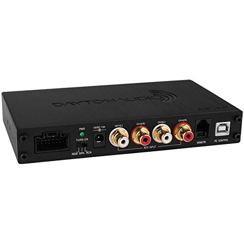Dayton Audio DSP-408 4 Input 8 Output DSP Digital Signal Processor wit
