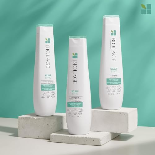 Biolage Cooling Mint Scalp Sync Shampoo | Cleanses Excess Oil From The ...