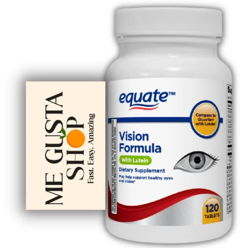 Equate Vision Formula with Lutein Tablets Dietary Supplement, 120 Coun