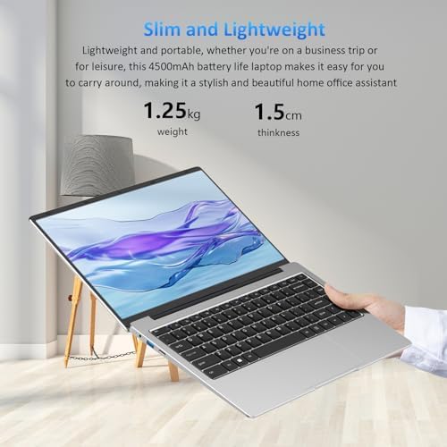 Laptop 12 Gb Ram MS Office 2024/Win 11 Pro ]14" Portable Laptop ...