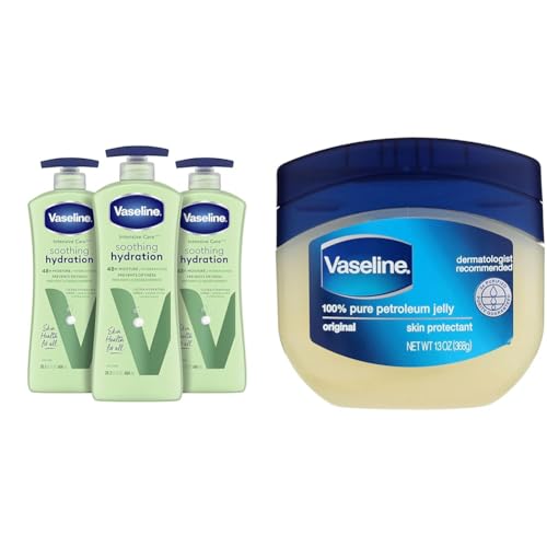 Vaseline Intensive Care Body Lotion for Dry Skin Soothing Hydration Lo