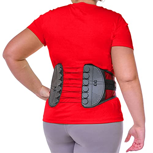 BraceAbility Spine Sport Lower Back Brace - Working Out, Exercise, Run