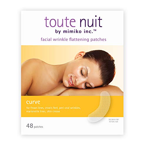 Toute Nuit Wrinkle Patches, Face Tape, Curve - Reducing Fine Lines Aro
