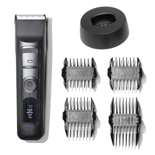 BRIO Beardscape V2 Beard Trimmer for Men, Hair Trimmer for Men with Lo