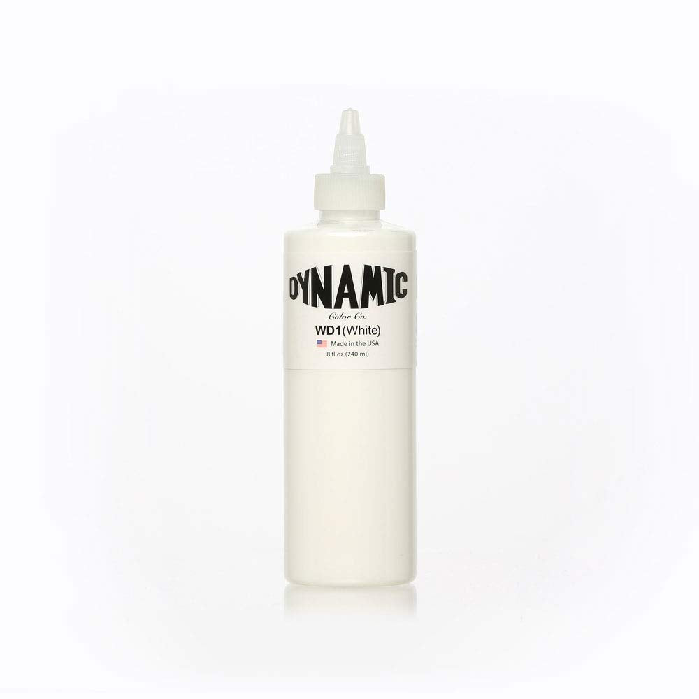 Dynamic White Tattoo Ink - 8oz. Bottle