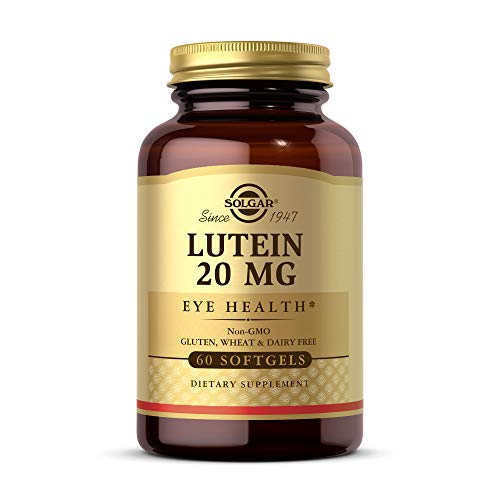 Solgar Lutein 20 mg, 60 Softgels - Supports Eye Health - Helps Filter