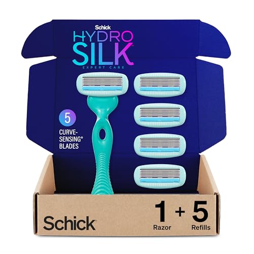 Schick Hydro Silk Sensitive Women's Razor | 5-Blade Razors for Women S