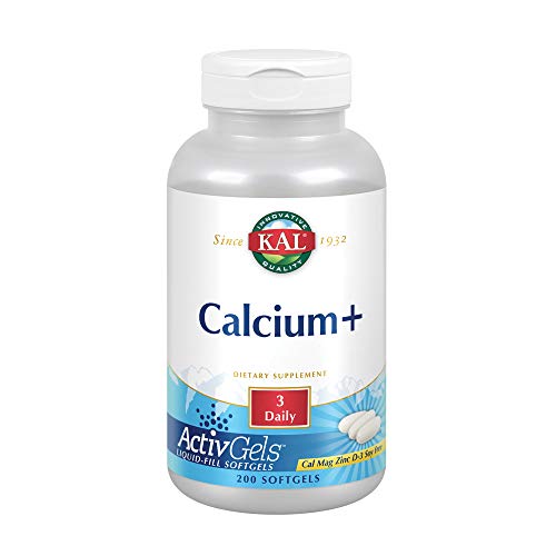 KAL Calcium Plus Tablets, 1000 mg, 200 Count