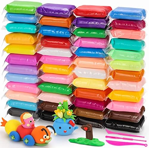 Air Dry Clay kit, EDIFON Modeling Clay Ultra Light Magic Clay with Too