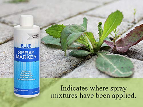 Blue Spray Marker - (8 Ounces) - Weed Spray Dye, Herbicide Dye, Fertil ...