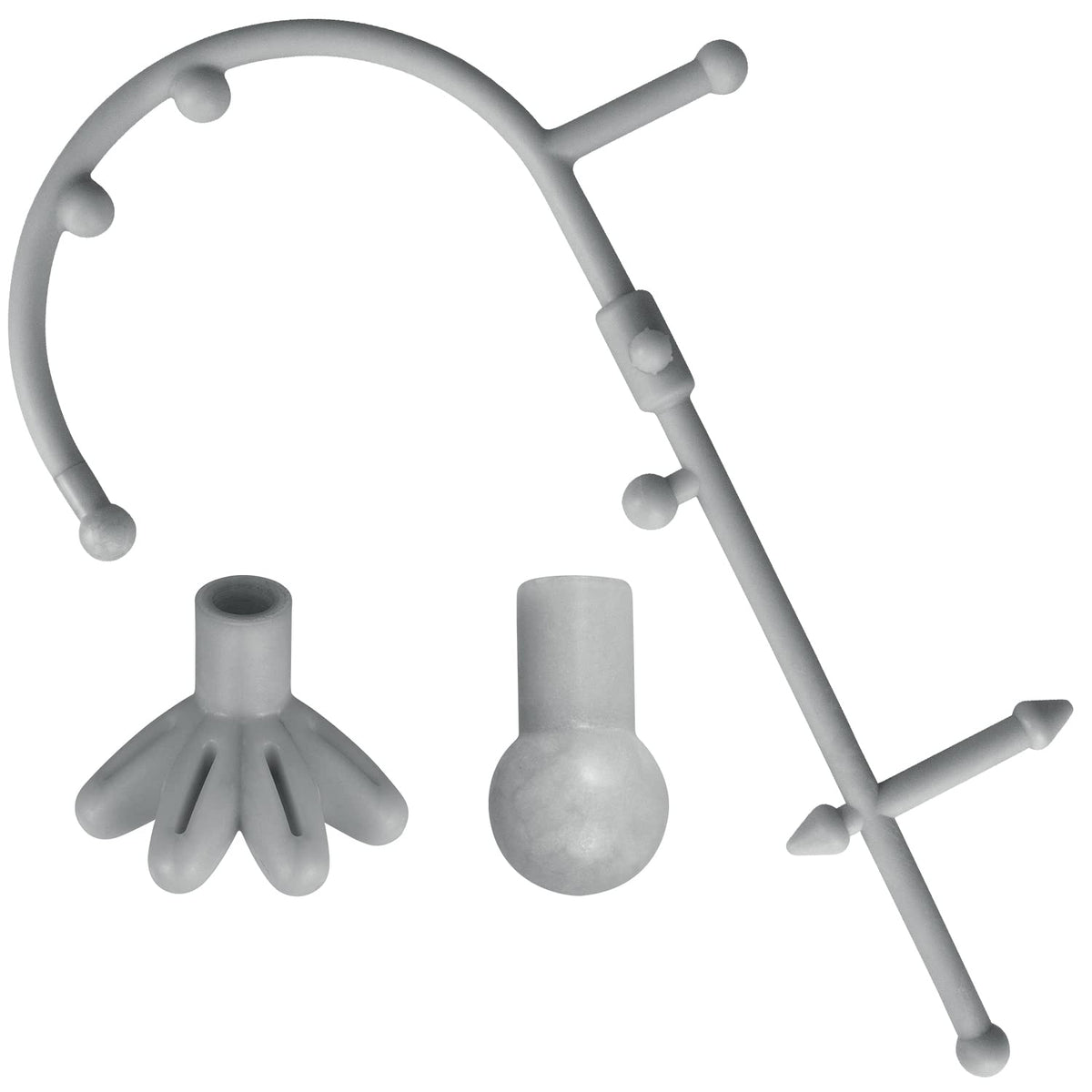 Vive Massage Cane Trigger Point - Self Massage Tool Hook with Intercha