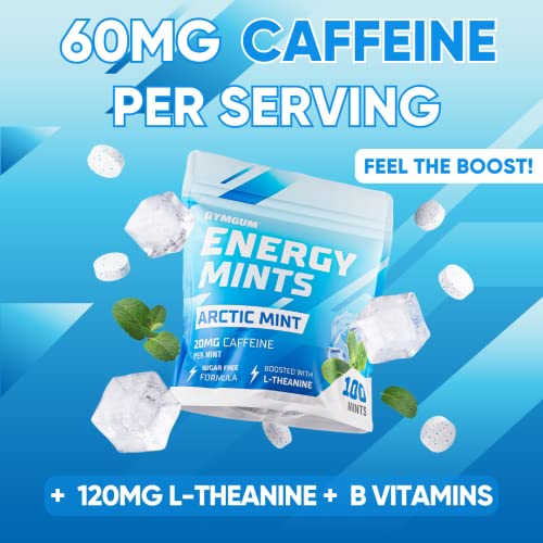 Energy Caffeine Mints | Caffeine + L-theanine + B Vitamins | Caffeinat ...