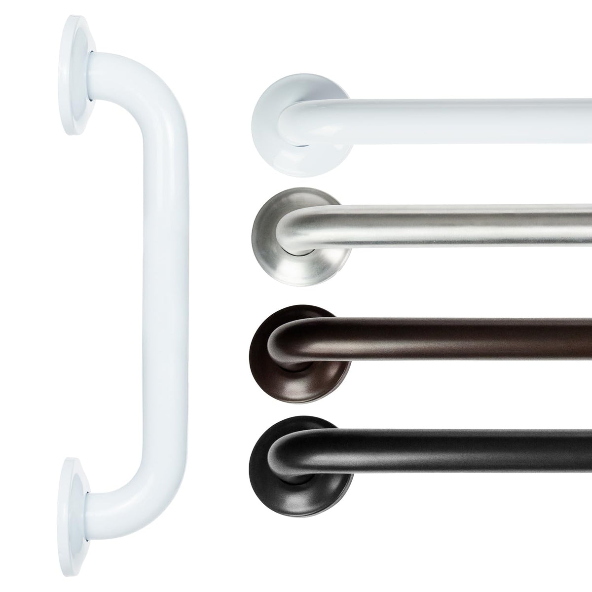 Vive Grab Bar for Bathtubs and Showers - Handicap Bathroom Safety Hand