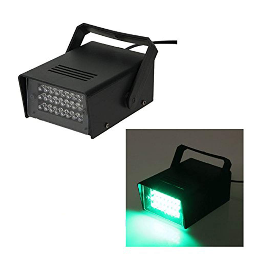 ENUOLI Mini LED Strobe Light Green Color with 24 Super Bright LEDs Var