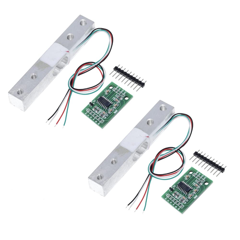 2 Sets Digital Load Cell Weight Sensor + HX711 ADC Module Weighing Sen