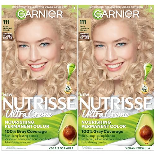 Garnier Hair Color Nutrisse Nourishing Creme, 111 Extra-Light Ash Blon