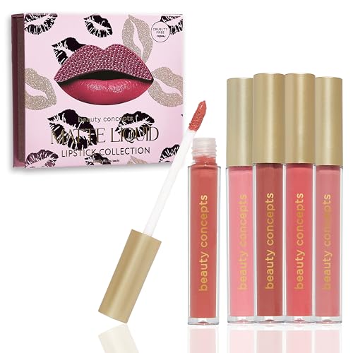 Beauty Concepts Lip Gloss Collection – Shimmering, Glossy Lip Makeup S