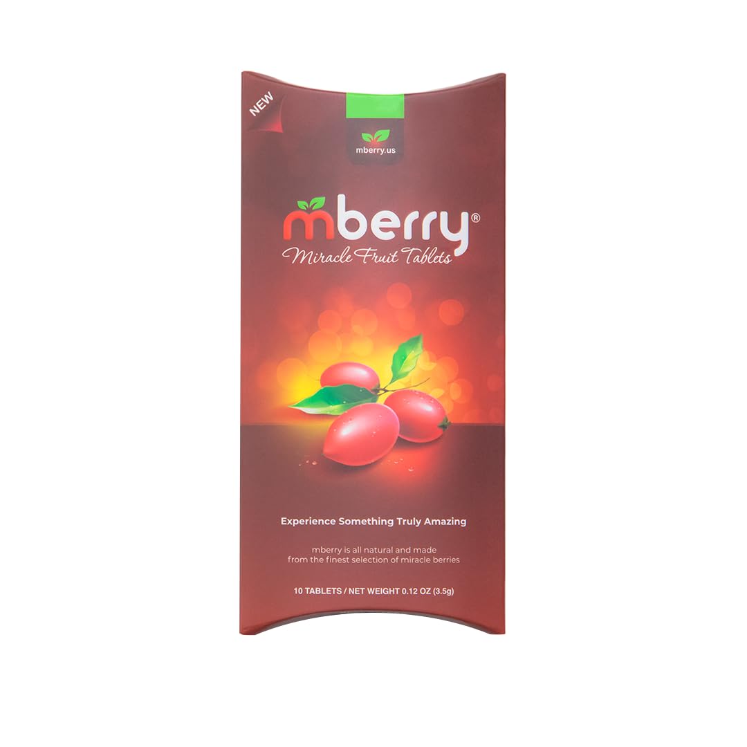 mberry Miracle Berry Tablets, Miracle Fruit Snacks, 10 Count.12 Ounce,
