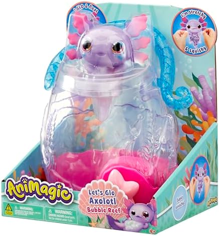 Goliath Animagic Let's Glo Axolotl Bubble Reef