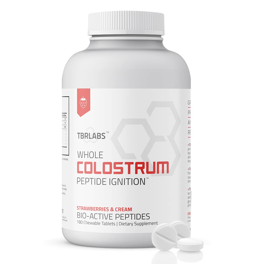 Bovine Colostrum Chewable Tablets - TBR Labs - with Immunoglobulins an ...