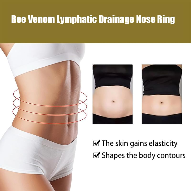 Bee Venom Lymphatic Drainage Nose Ring, Can Speed Up Basal Metabolic R ...