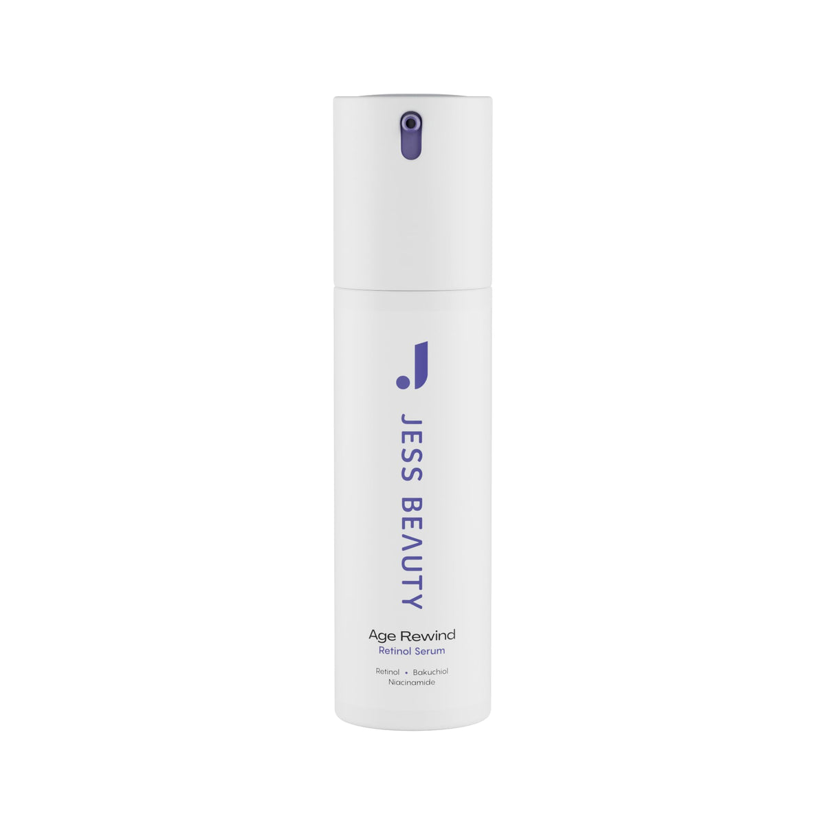 Jess Beauty Age Rewind Retinol Serum with Bakuchiol & Niacinamide, 1 f
