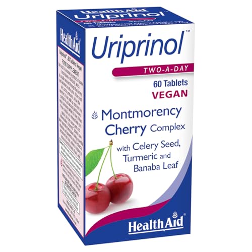 HealthAid Uriprinol®, Uric Acid Cleanse, 60ct, Twice Daily, Montmorenc ...
