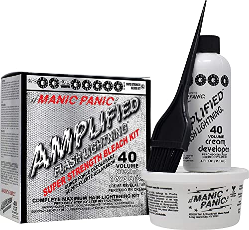 MANIC PANIC Flash Lightning Super Strength Bleach Kit - 40 Volume Deve