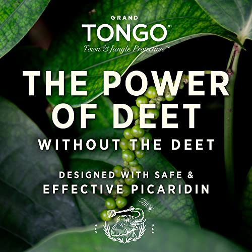 Grand Tongo DEET-Free Green Tea + Mint Insect Repellent with Picaridin ...