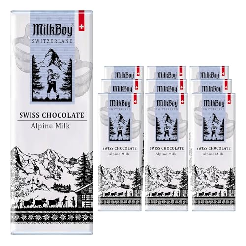 Milkboy Swiss Chocolates - Premium Swiss Alpine Milk Chocolate Extra C