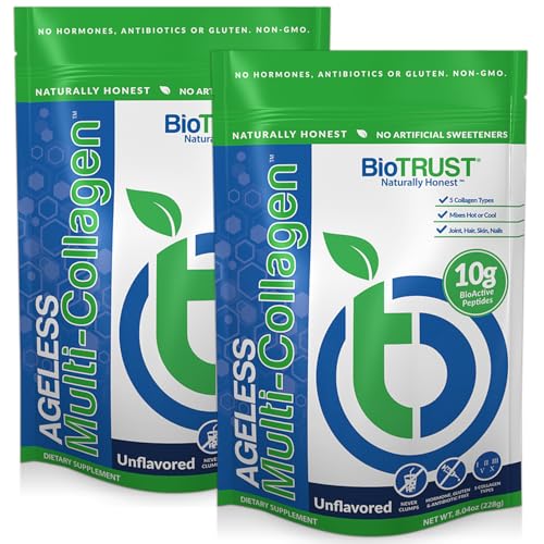 BioTrust Ageless Multi Collagen Protein Powder – 5 Collagen Types (I ...